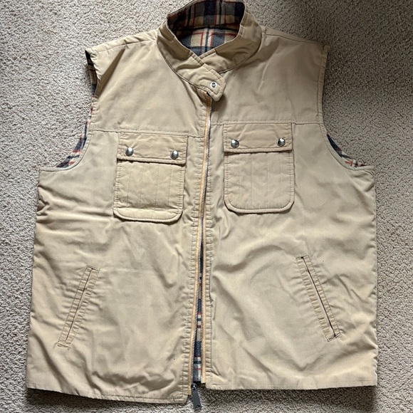 jc penny | Jackets & Coats | Mens Tan Vest | Poshmark